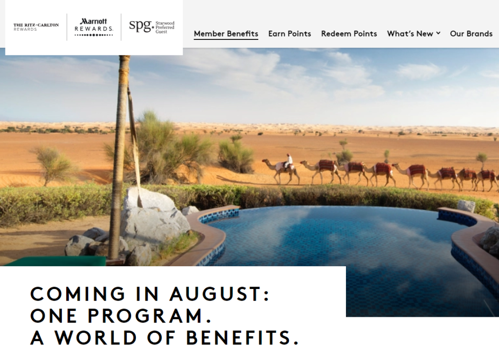 Marriott SPG Ritz Transition Guide