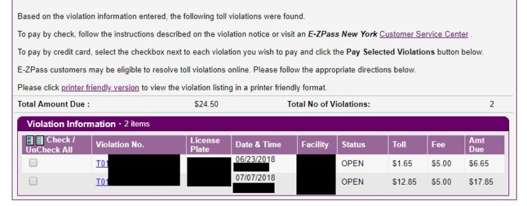 Lesson learned: How to reduce E-ZPass toll fines