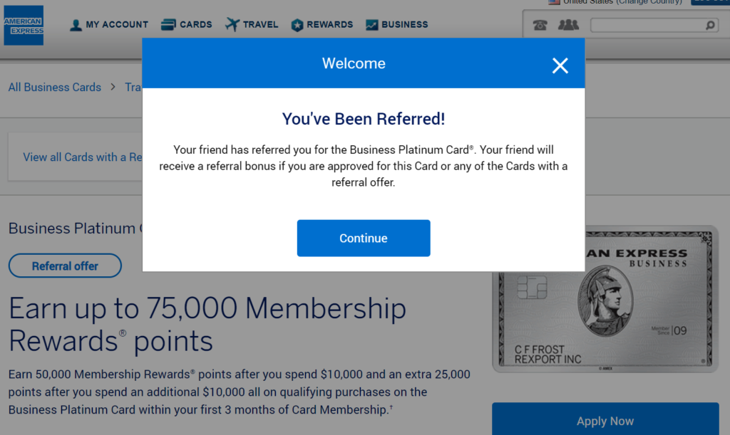 Maximizing value from Amex multi-referrals