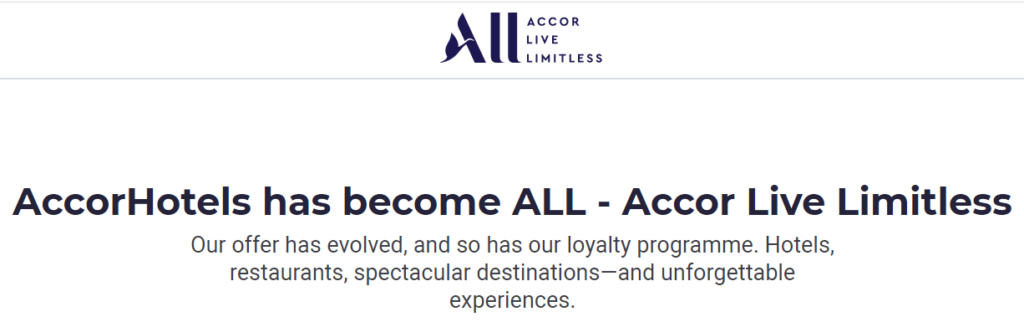 Accor Live Limitless (ALL) Complete Guide