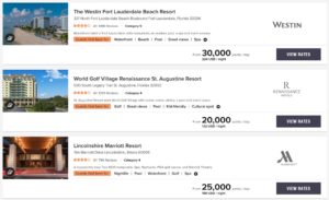 Best Marriott Resorts in the USA for your 35K Free Night Certs