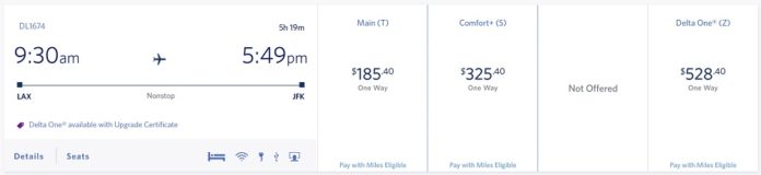 Best uses for Delta's Regional Upgrade Certificates