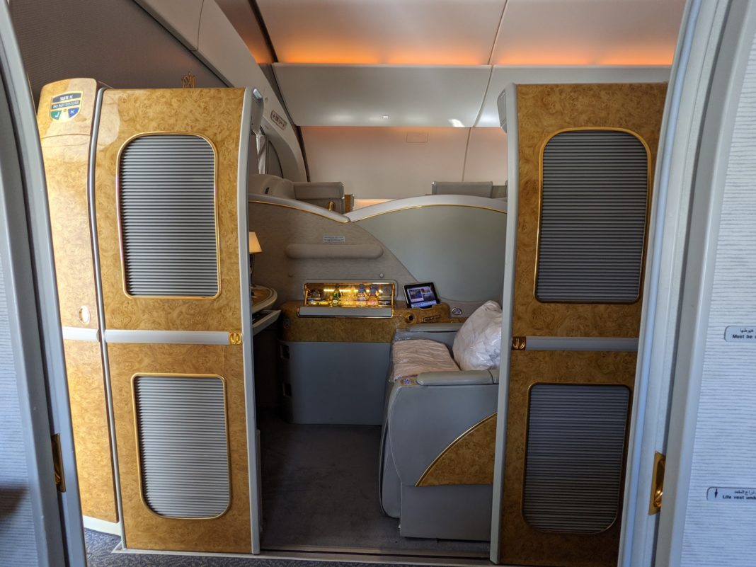 How to find and book Emirates first class awards