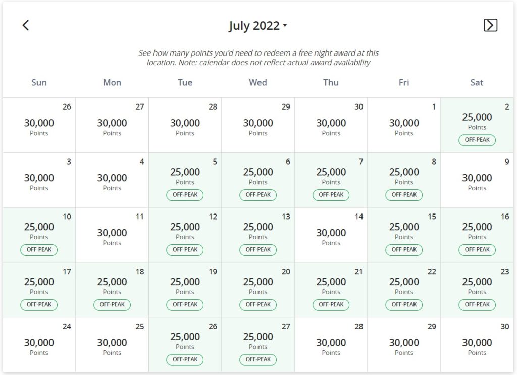Hyatt Points Calendar Is Now Live & The Experience Is Mixed