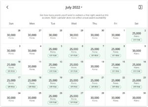 Hyatt Points Calendar Is Now Live & The Experience Is Mixed