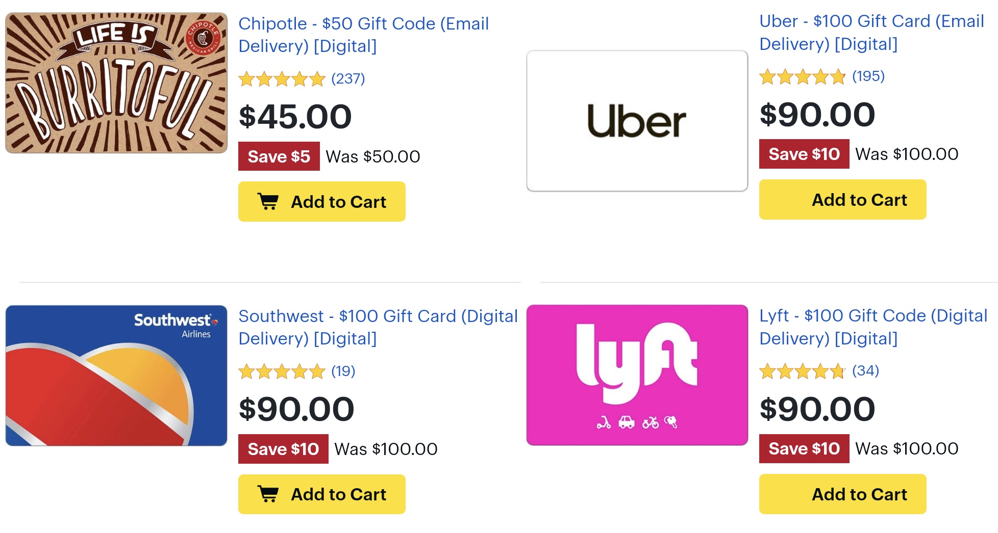 Lyft Cards