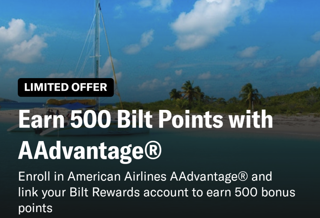 (EXPIRED) Get 500 Bilt Rewards Free When Linking American Airlines ...