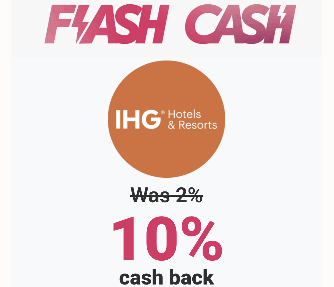 (EXPIRED) Earn 10% Cashback On IHG Stays Through Several Shopping Portals
