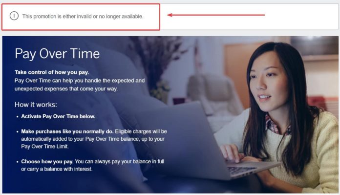 Amex 20K offer for enrolling in Pay Over Time: Check link to see if you ...