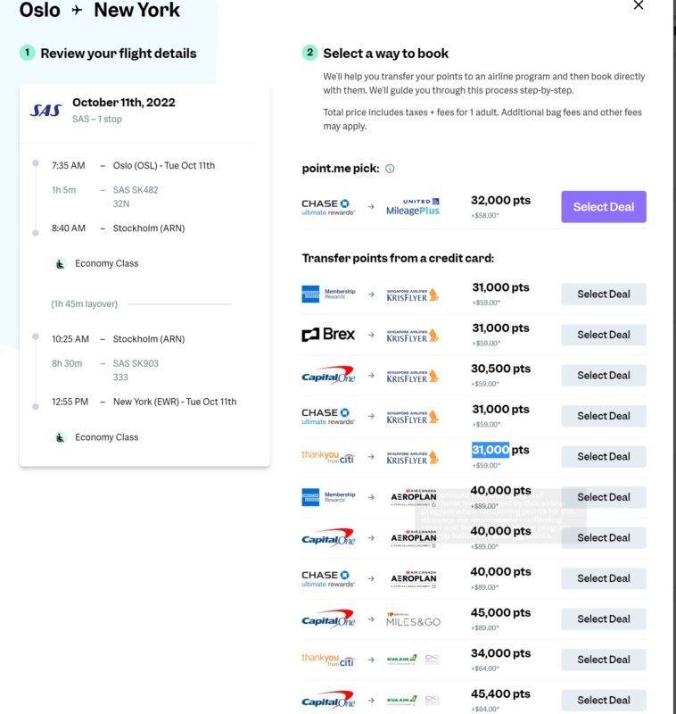 Finding hidden LifeMiles award availability