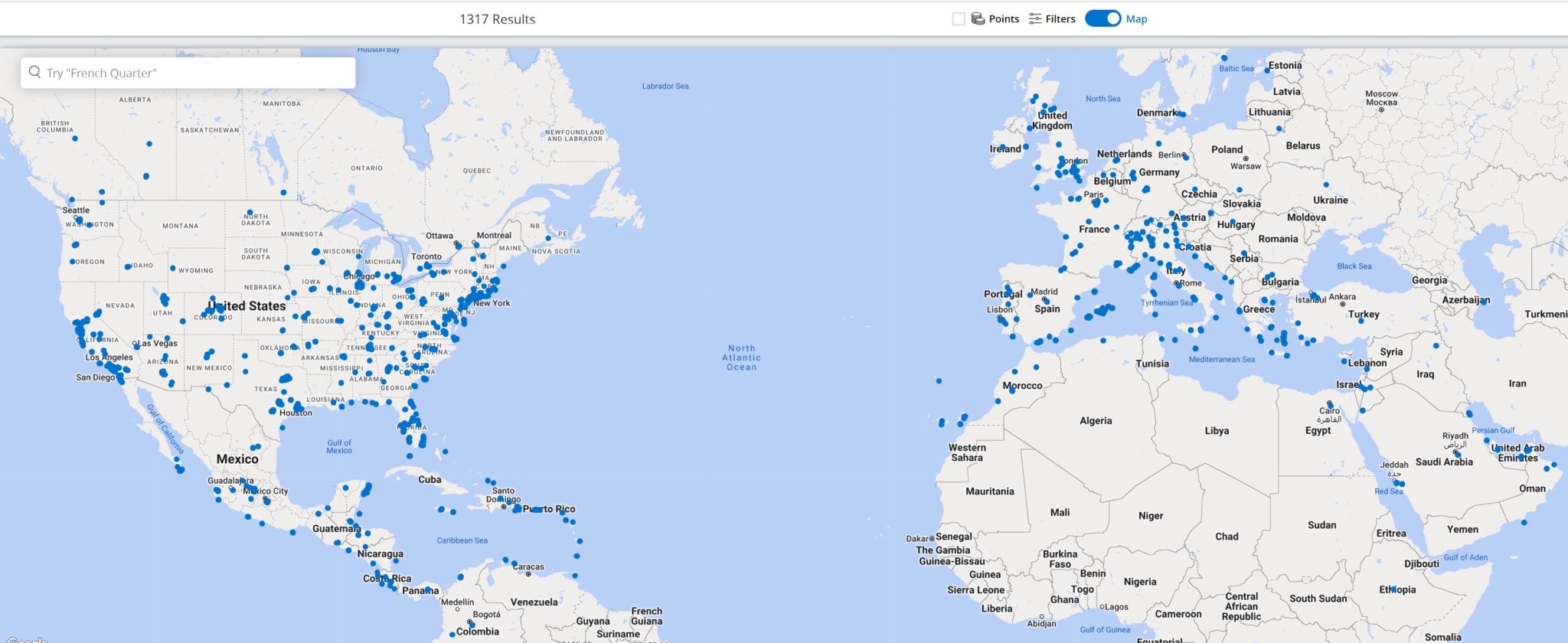 Want to see Hyatt's full footprint? There's a map.