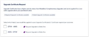 Apply Delta Upgrade Certificates Online