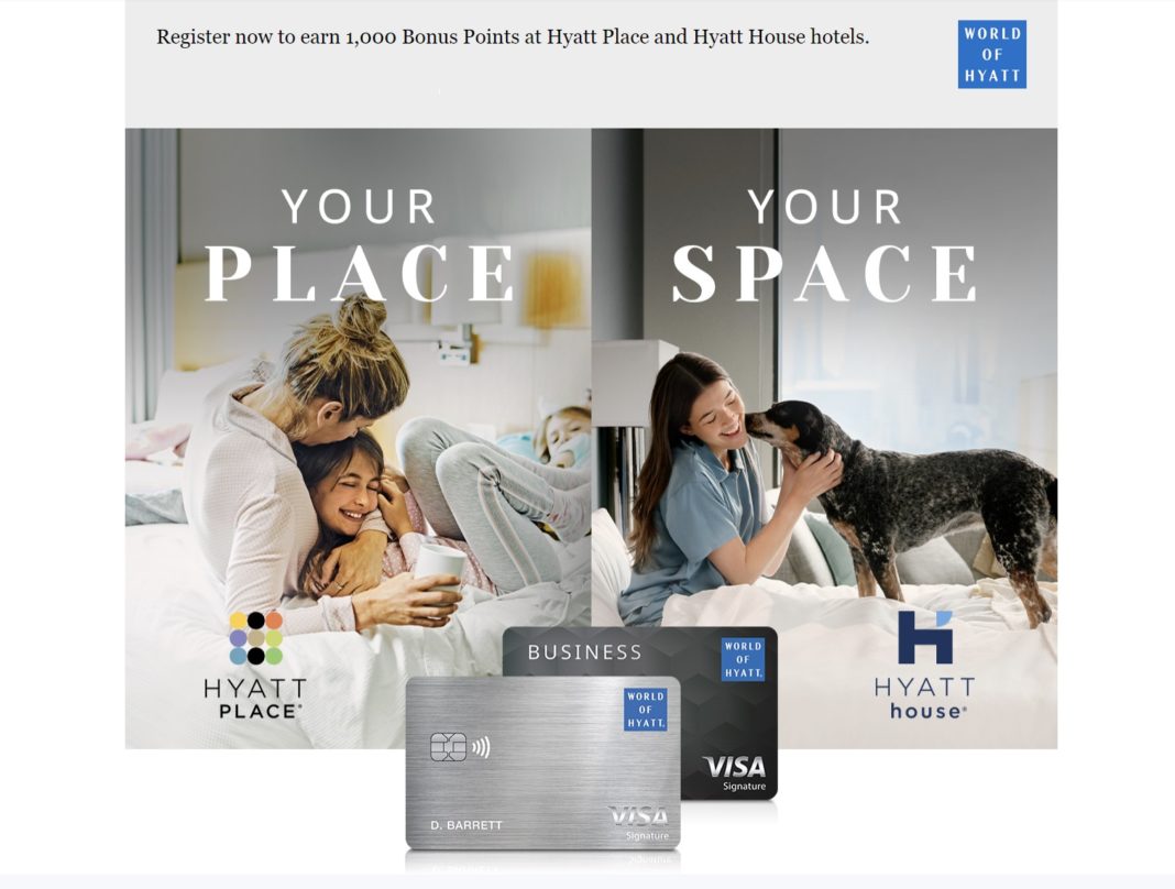 (EXPIRED) 1,000 points per 2-night stay at Hyatt House & Hyatt Place ...