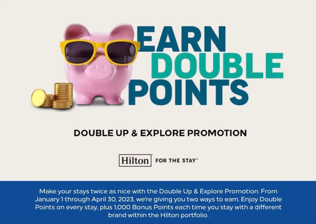 (EXPIRED) Hilton Honors Winter Promo: 2x points on all stays, 1,000 ...