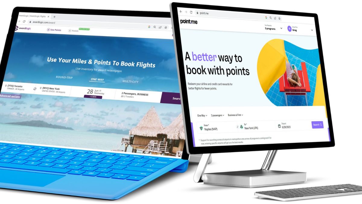 Point.me vs AwardLogic. Which award search tool is best?