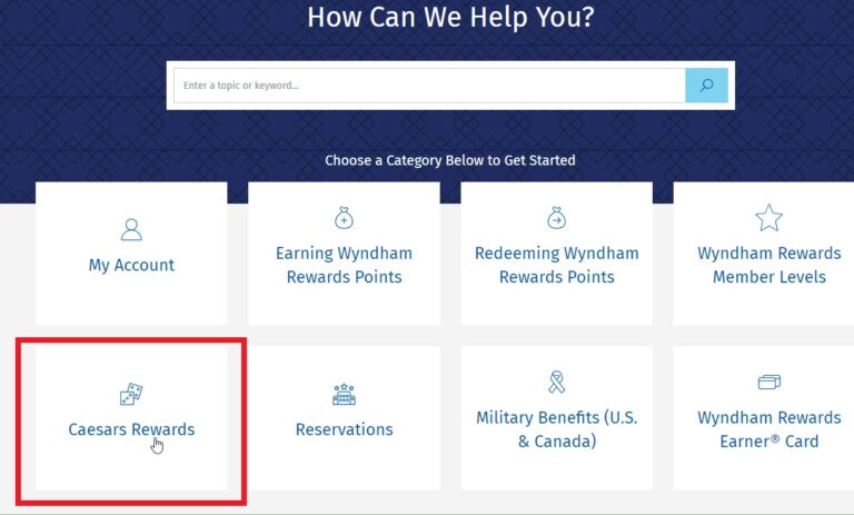 Trouble matching Wyndham to Caesars? Here's a solution.