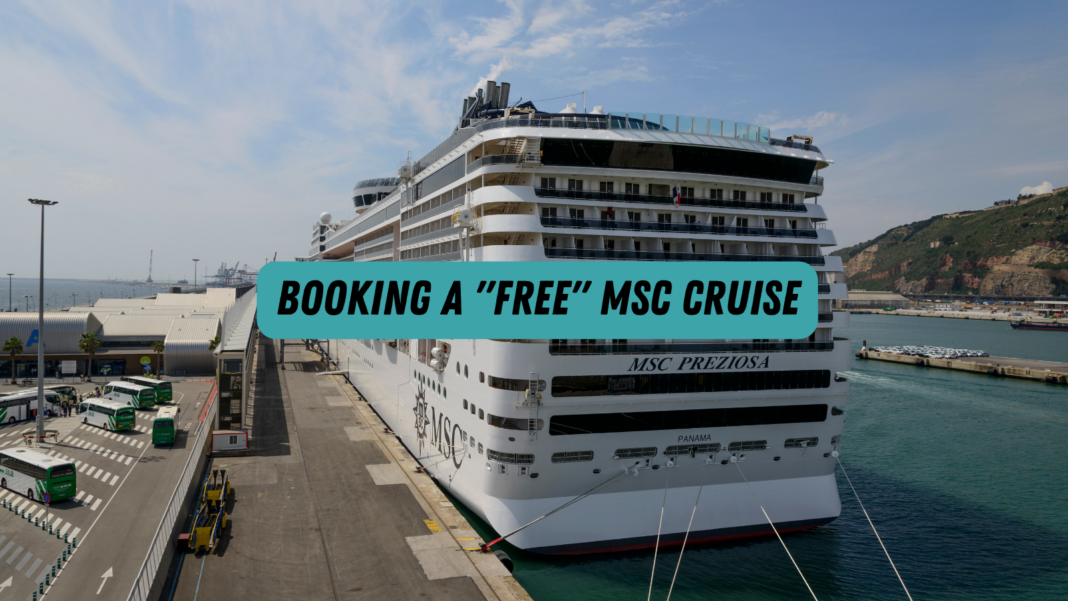 Our experience booking a "free" MSC Cruise