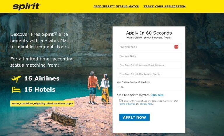 (EXPIRED) Spirit Airlines Launches a New Status Match Program (Ends Sunday)