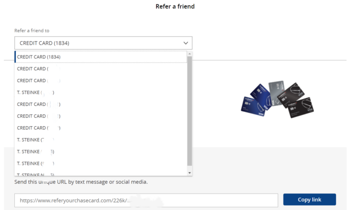 All Chase Referral Links are now easy to find in one place