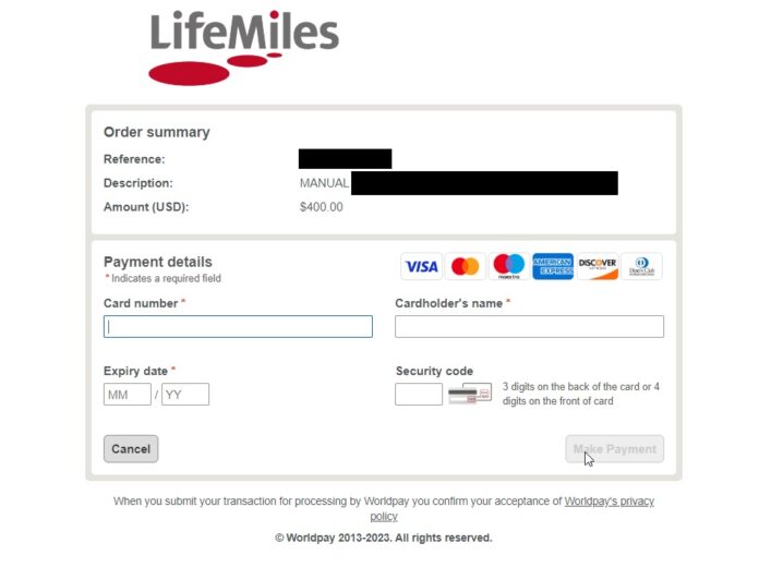 Cancelling a LifeMiles award ticket: maybe less painful than you thought