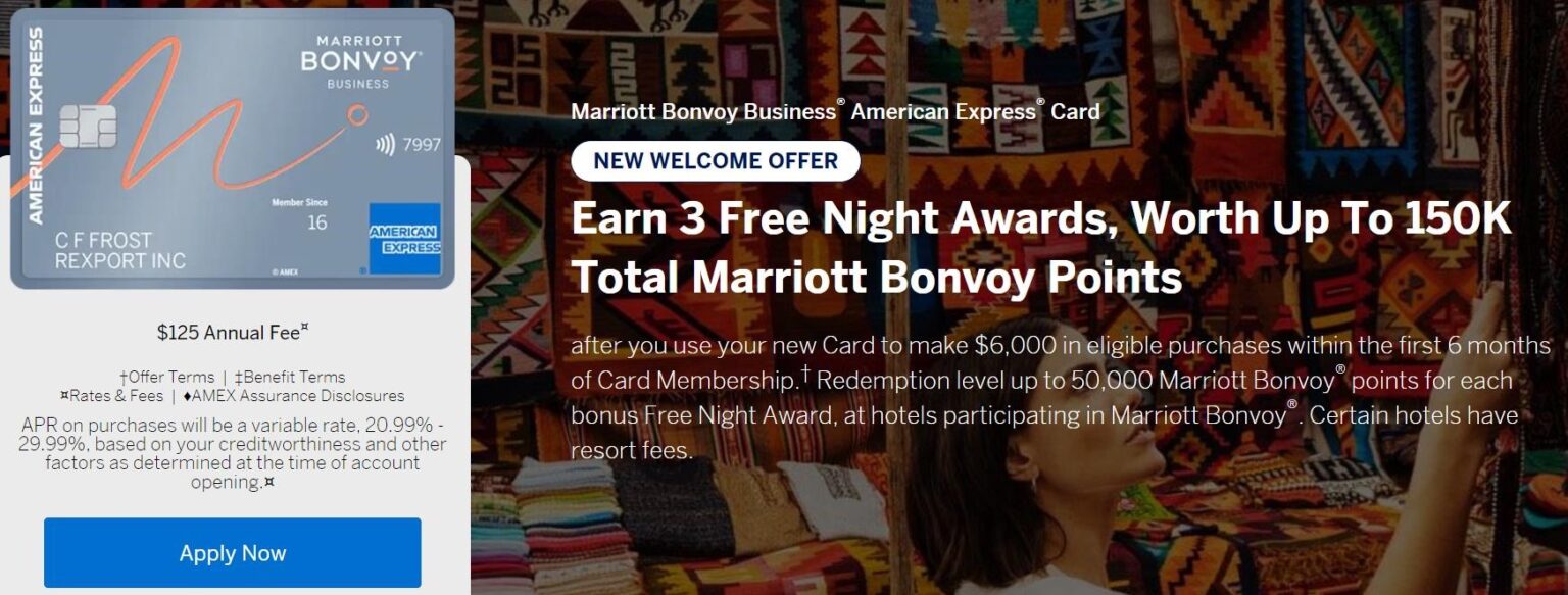 (Expired) Amex Marriott Bonvoy Business Card welcome offer: 3x 50K Free ...