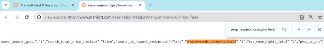 Marriott's secret award chart (Updated with the latest devaluation numbers)