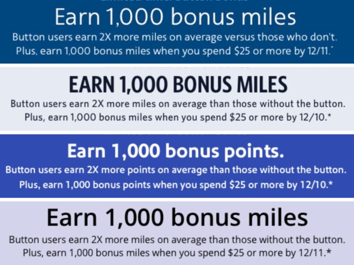 (EXPIRED) 5 airline shopping portals giving 1,000 bonus miles/points ...