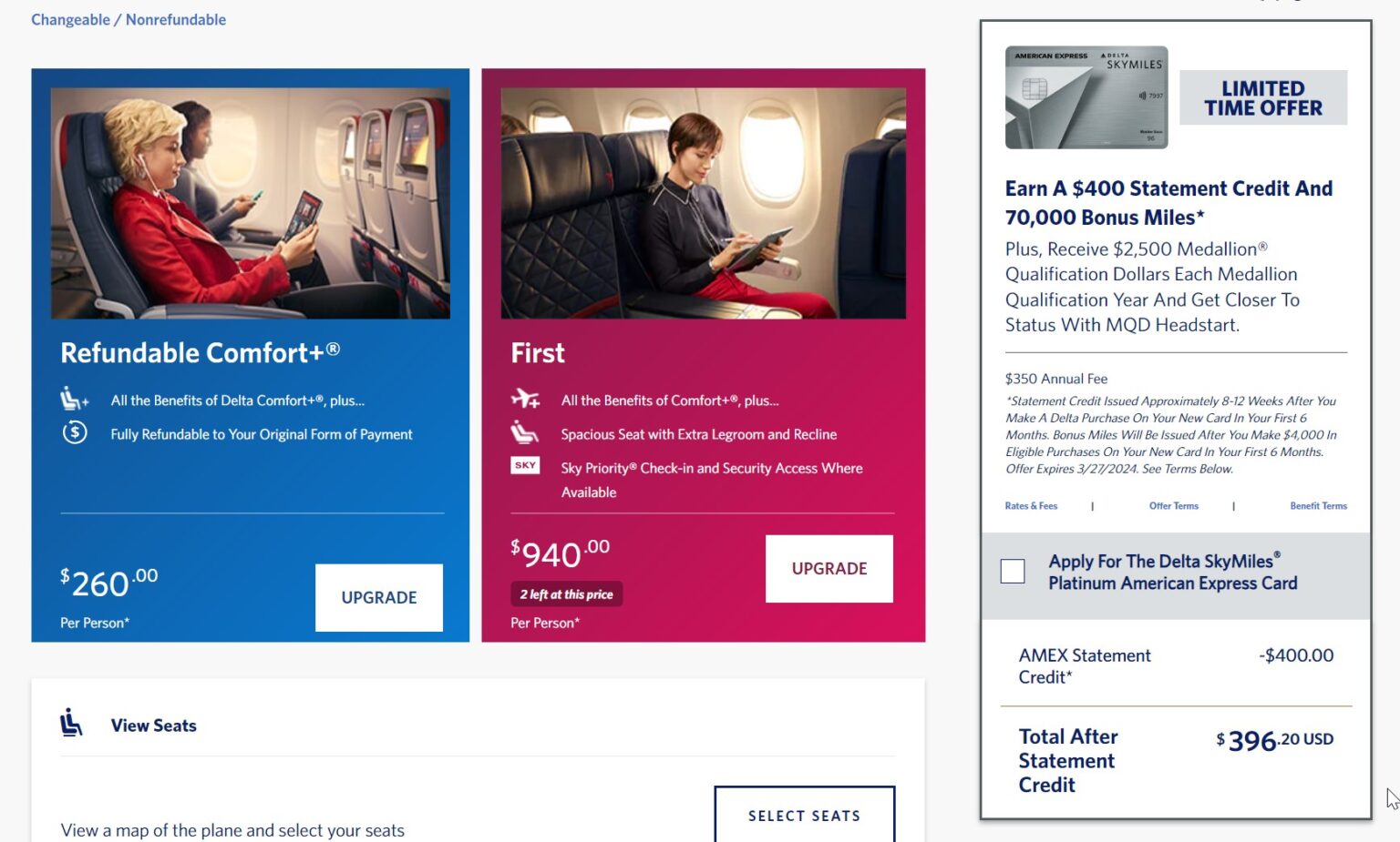 (EXPIRED) Enhanced Amex Delta Card Offers with $400-500 in credit ...