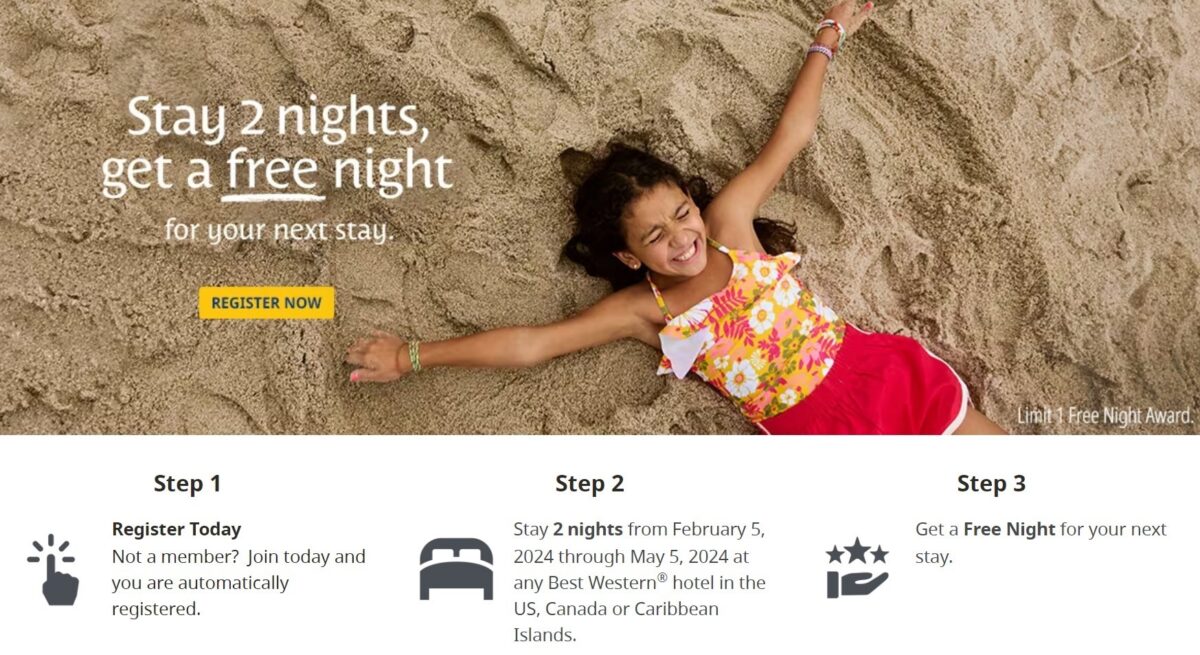 (EXPIRED) Best Western: Stay Two Nights & Earn Free Night Voucher