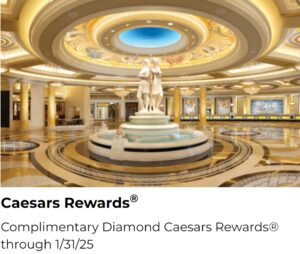 (EXPIRED) FoundersCard offering Caesars Rewards Diamond status again