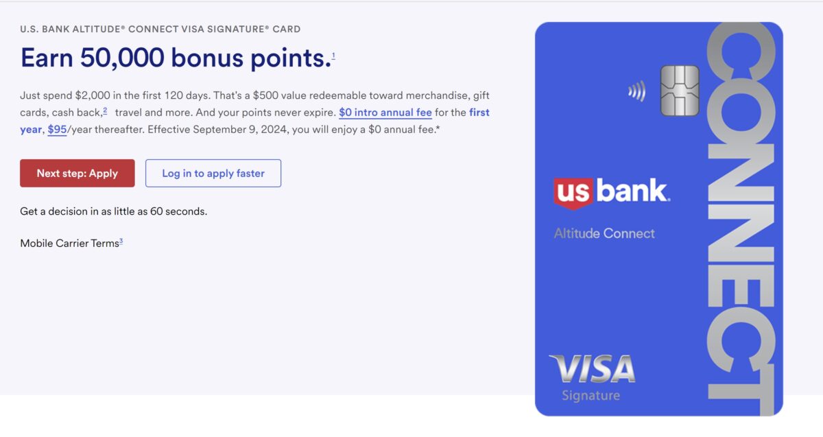 US Bank Altitude Connect card has major changes coming in September 2024