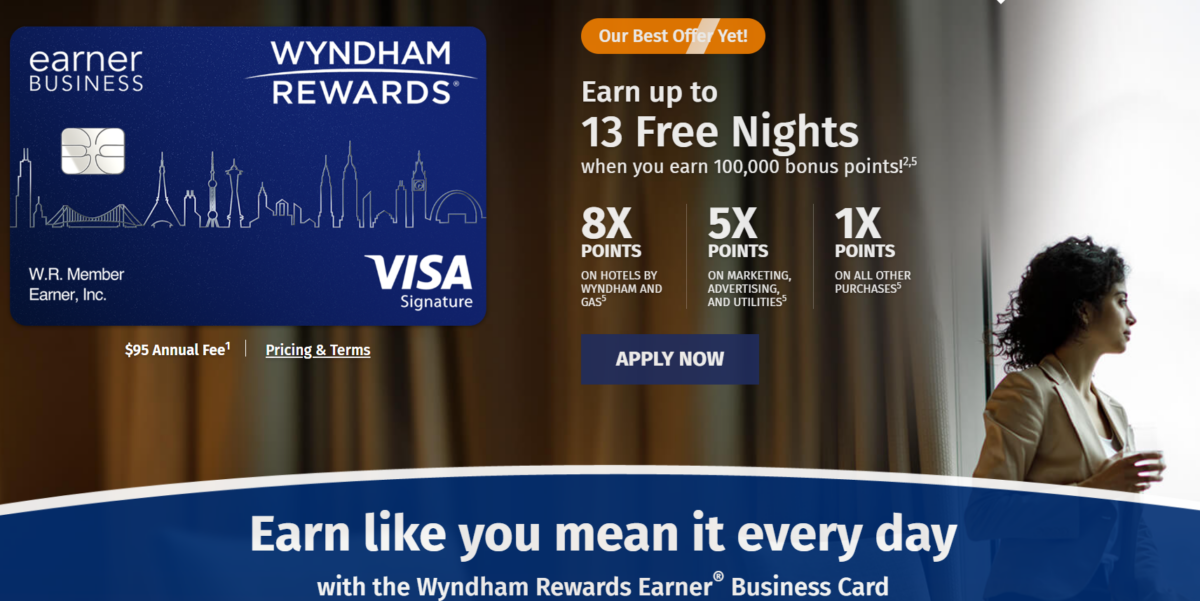 (EXPIRED) Best Ever 100K offer on Wyndham Earner Business card (but ...