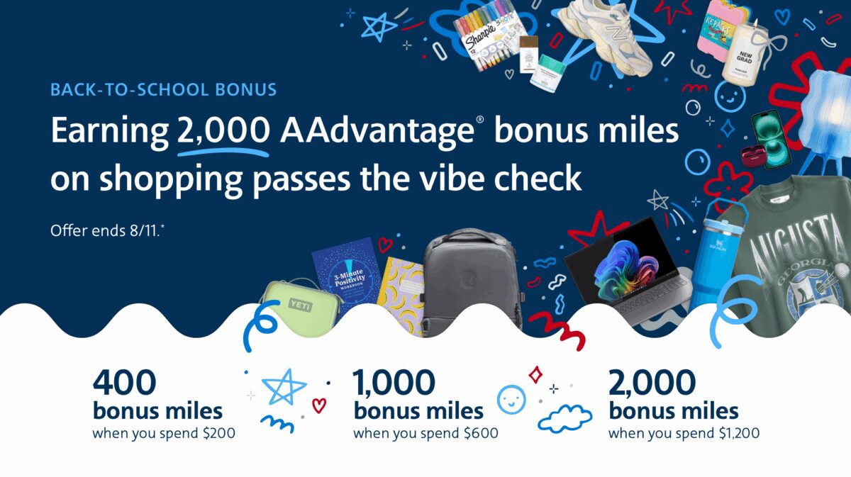 (EXPIRED) American Airlines Shopping Portal Promo: Earn up to 2,000 ...