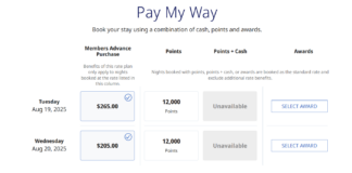 How to use Hyatt free night certificates on a multi-night stay