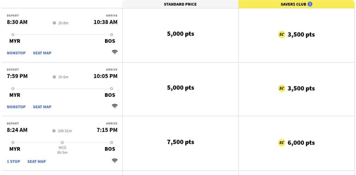 Taking Spirit for a spin to test the value of the Savers Club and Free ...