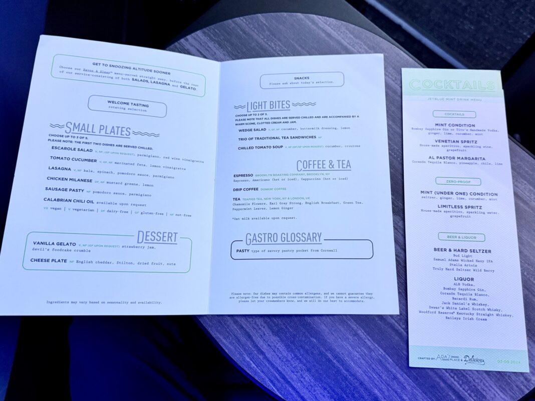 JetBlue Mint Airbus A321neo Review London to Boston