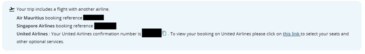 Selecting seats on a complicated Aeroplan booking