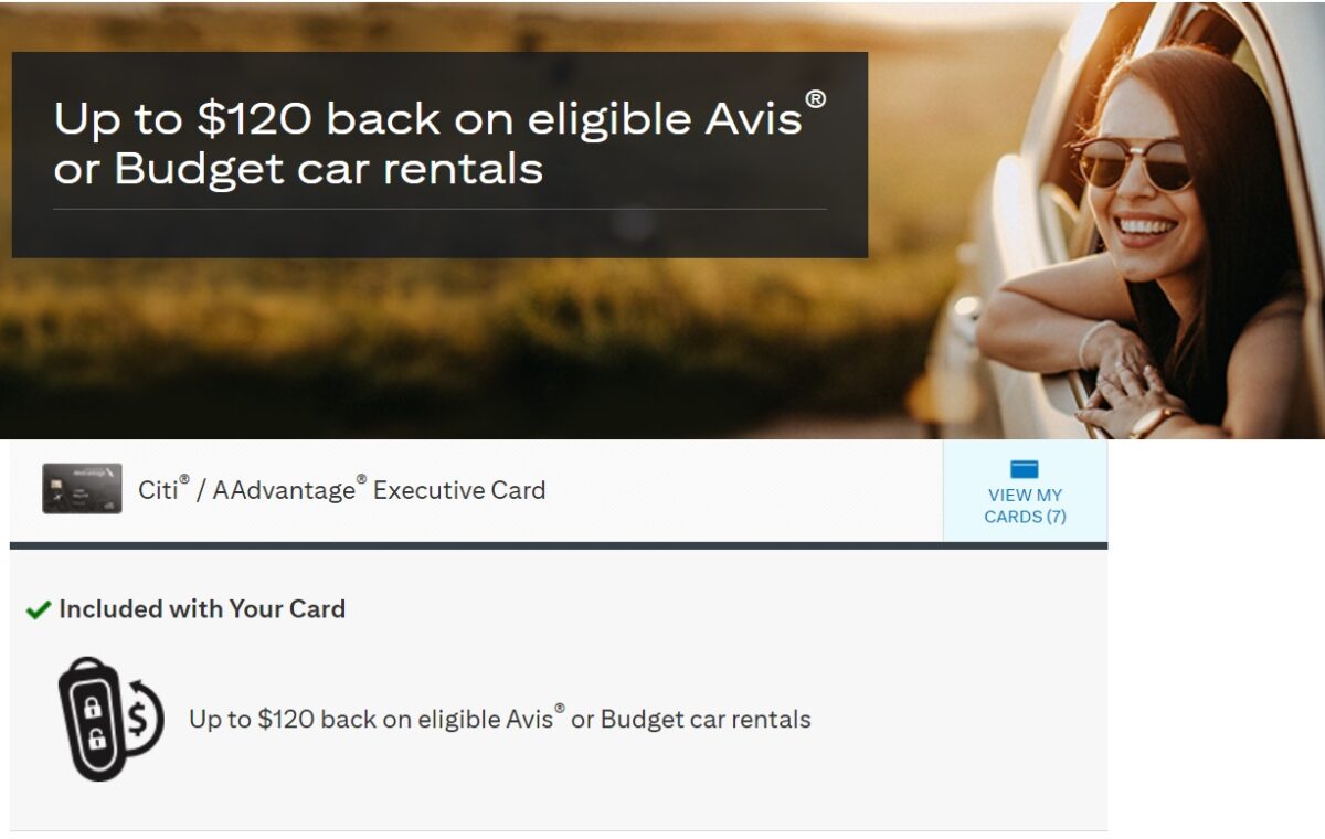 Citi AA Executive Card devaluation: Avis/Budget credits to require ...