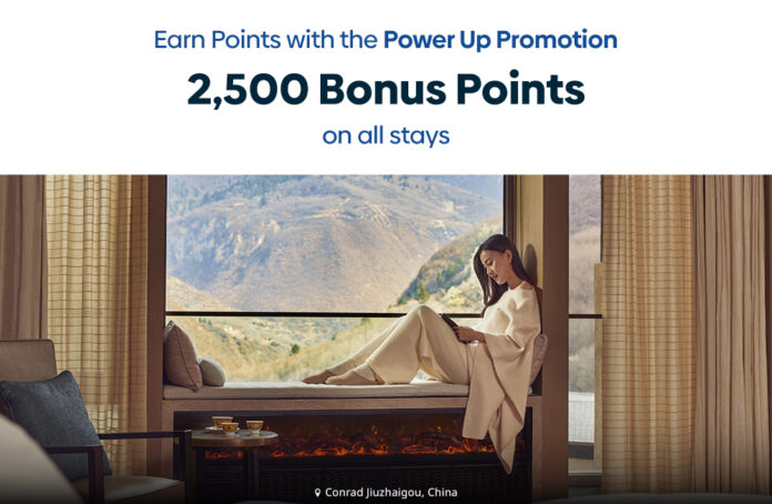 (EXPIRED) Hilton Honors Q4 Promo: 2,500 bonus points on all stays