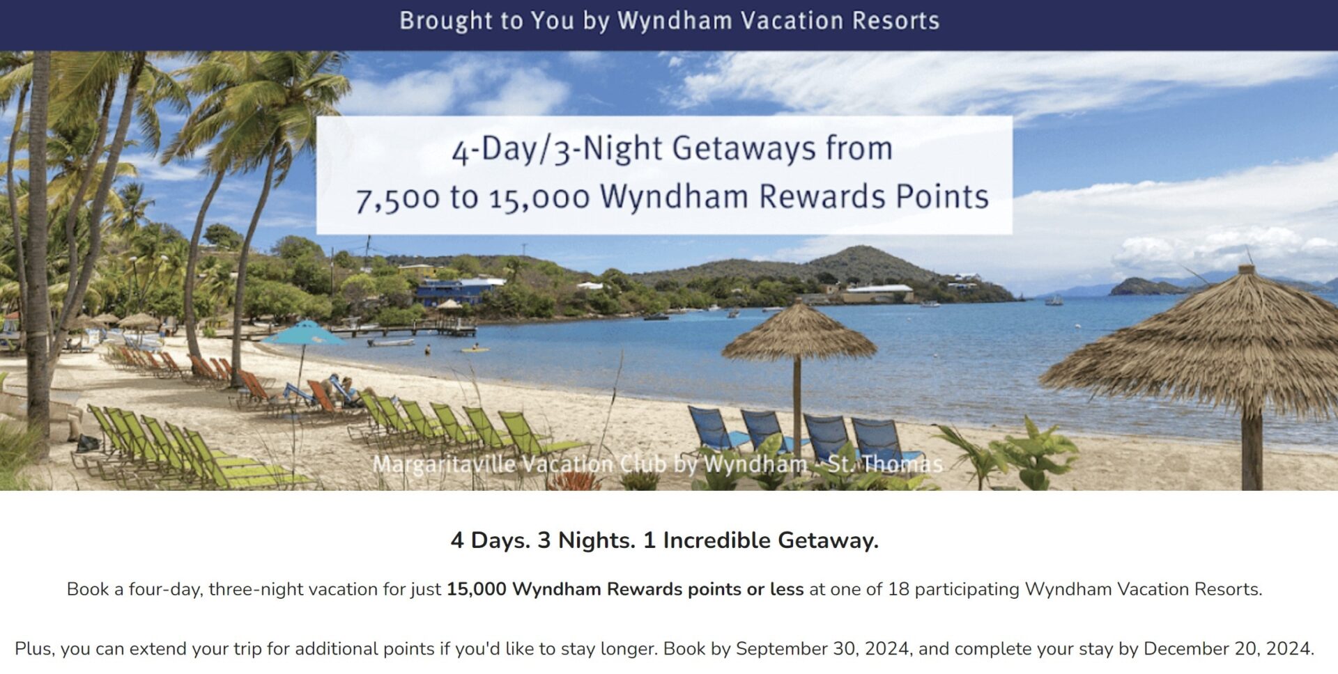 (EXPIRED) Wyndham timeshare offer: 3 nights for 7,500 or 15,000 points ...