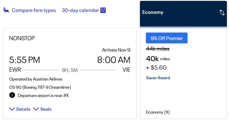 United giving award flight discounts to Premier members & cardholders ...