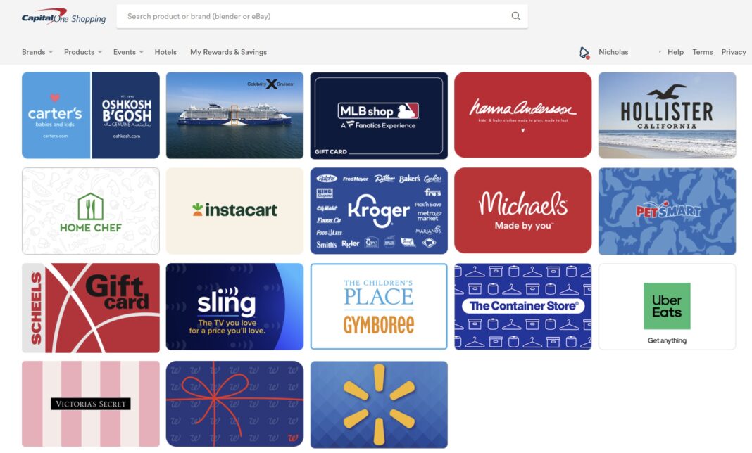 Capital One Shopping adds Kroger, Uber Eats, Celebrity cruise gift card ...