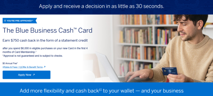 Amex Blue Business Cash: $750 welcome offer, no lifetime language ...