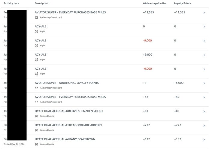 American Airlines redesigns account dashboard
