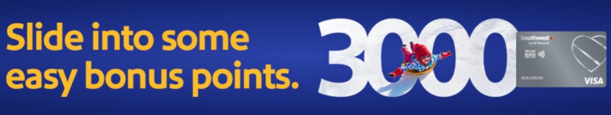 (EXPIRED) Southwest cardholder promo: Spend $1,000 & earn 3,000 bonus ...