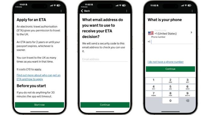 My experience applying for the UK's electronic travel authorisation (ETA)