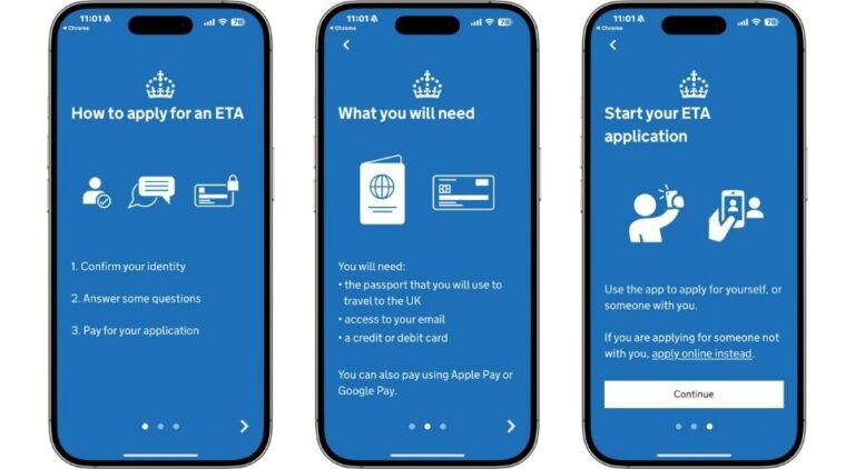 My experience applying for the UK's electronic travel authorisation (ETA)