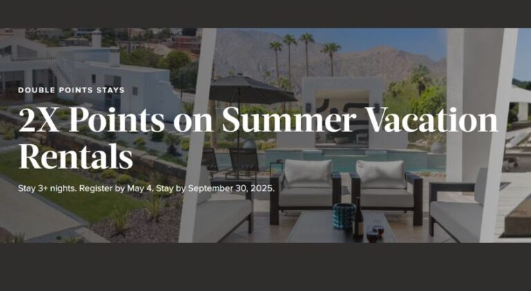 (EXPIRED) Earn double points on Marriott Homes & Villas stays