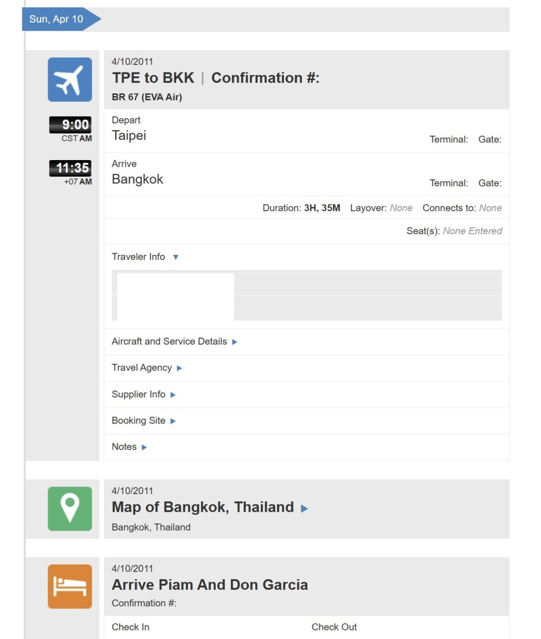 Getting my (travel) life organized with TripIt