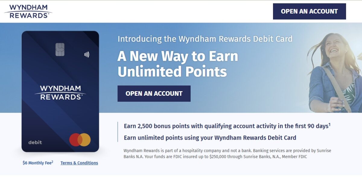 Wyndham launches debit card, earn 1x gas and grocery + 2,500 point ...